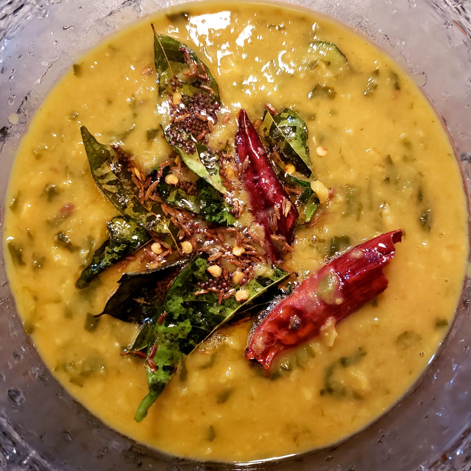 Palakura Pappu/Palak Dal/Spinach Dal