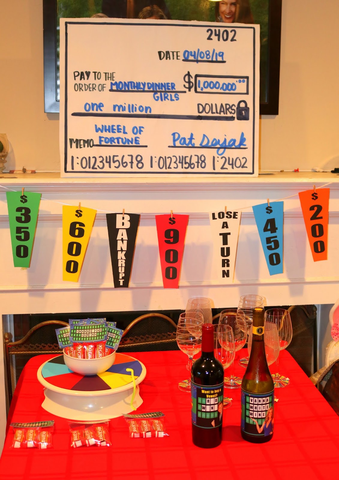 Invite and Delight: Wheel of Fortune Party