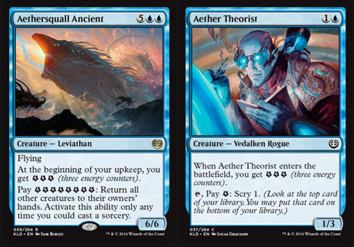 Magic the Gathering Adventures: Kaladesh Set Review: Blue
