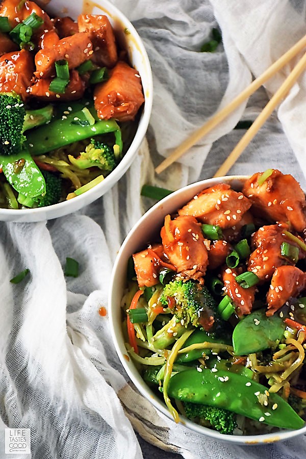 Teriyaki Rice Bowl | Life Tastes Good