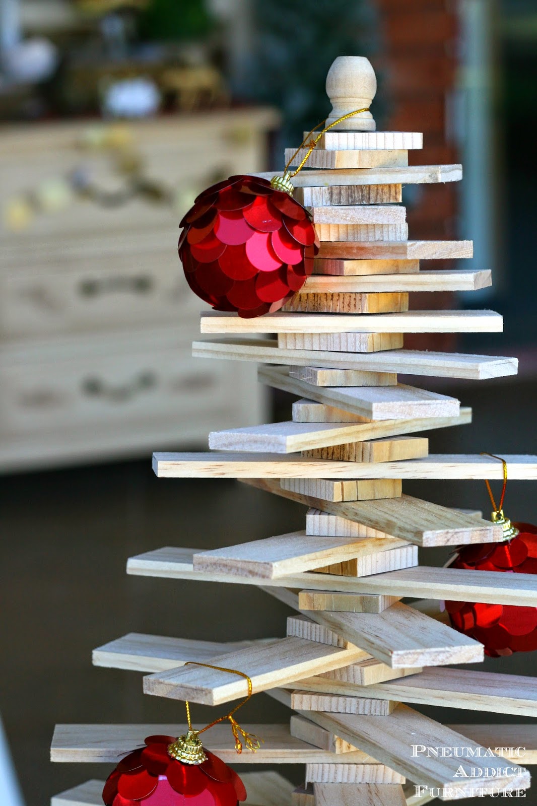 Diy Wood Slat Christmas Tree Pneumatic Addict