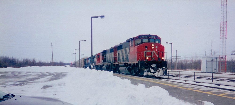 Trackside Treasure: Ice Storm Hits CN's Kingston Sub, 1998