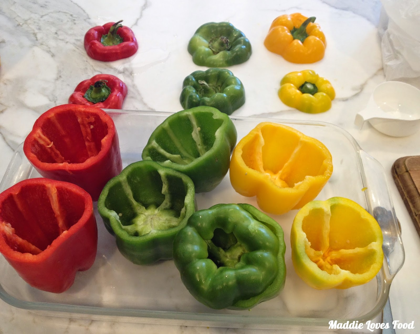 Stuffed Capsicums Recipe - Maddie Loves Food