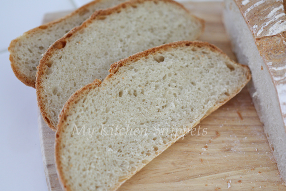 My Kitchen Snippets: Crusty Rustic Bread