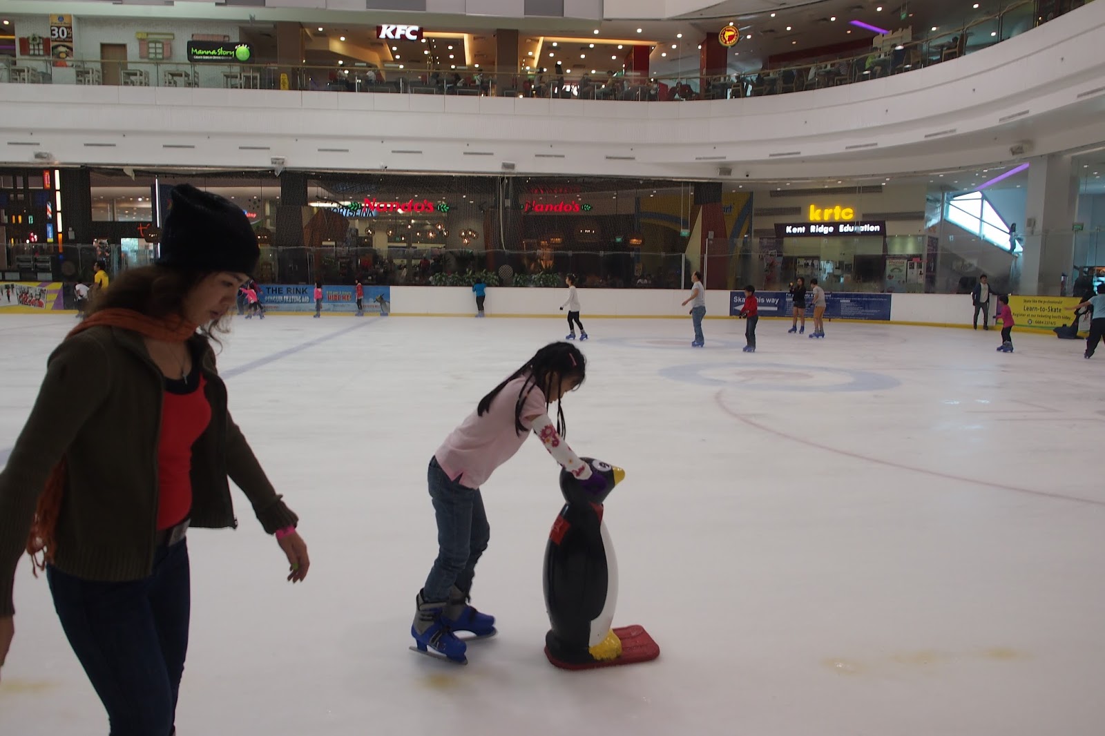 Ice Skating at The Rink in JCube - mummy wee blog