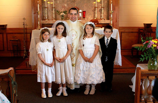 A Slice of Smith Life: Our Daughter's First Holy Communion