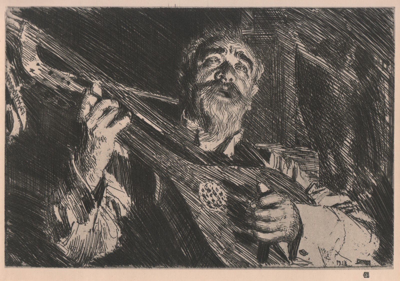 surface fragments: The Etchings of Anders Zorn