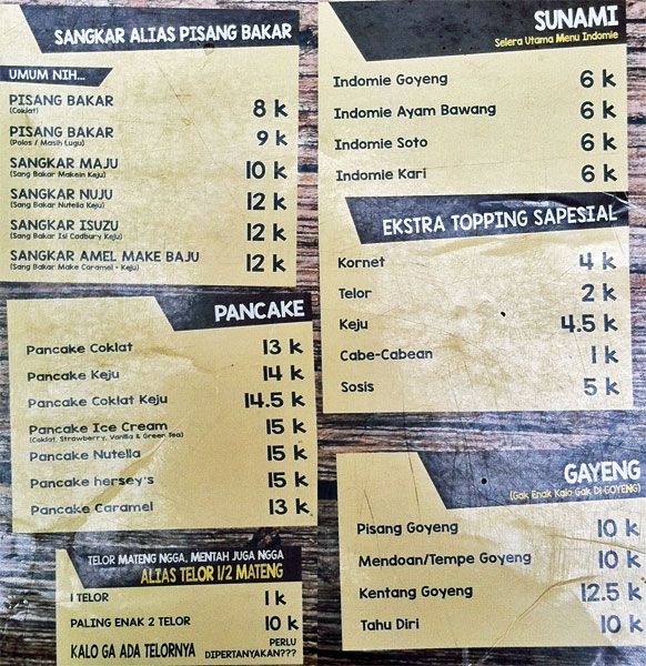 Ide 23+ Contoh Daftar Menu Warkop