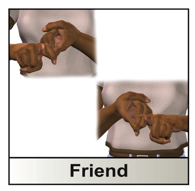 HearMyHands ASL: Sign: FRIEND. Refer a friend & Get 10% off & Free ...