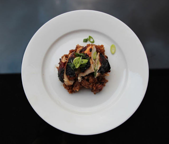 Bubbles n Squeaks: Spicy Roast Chicken Stuffed with Sticky Rice