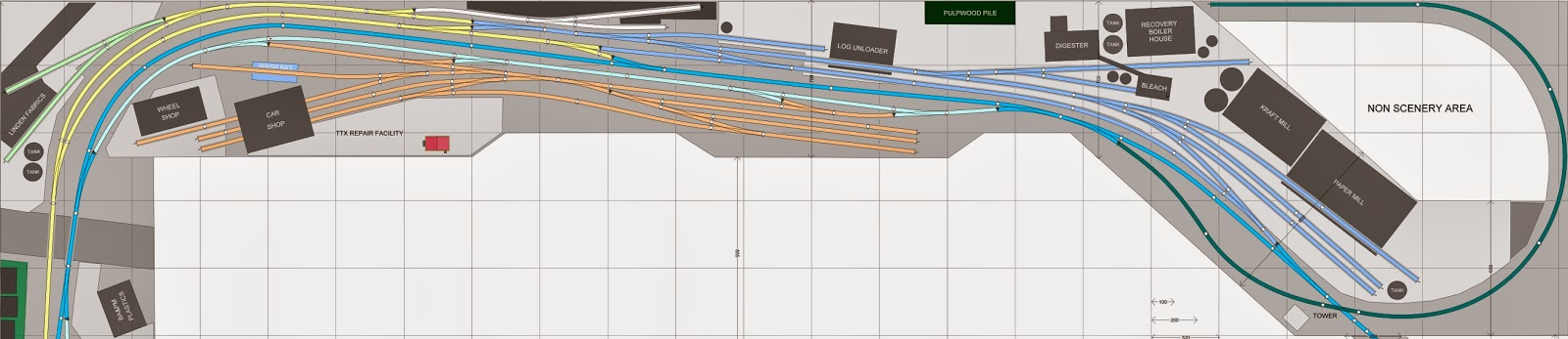 JL&T Railroad: Paper Mill Complex...