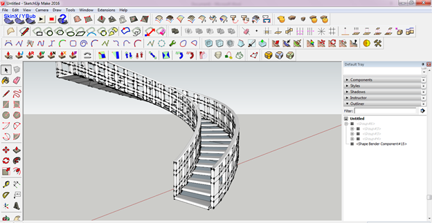 HOW TO MAKE CURVED STAIRS ON GOOGLE SKETCHUP GOOGLE SKETCHUP TUTORIAL how-to-make-curved-stairs-on-google-sketchup-google-sketchup-tutorial
