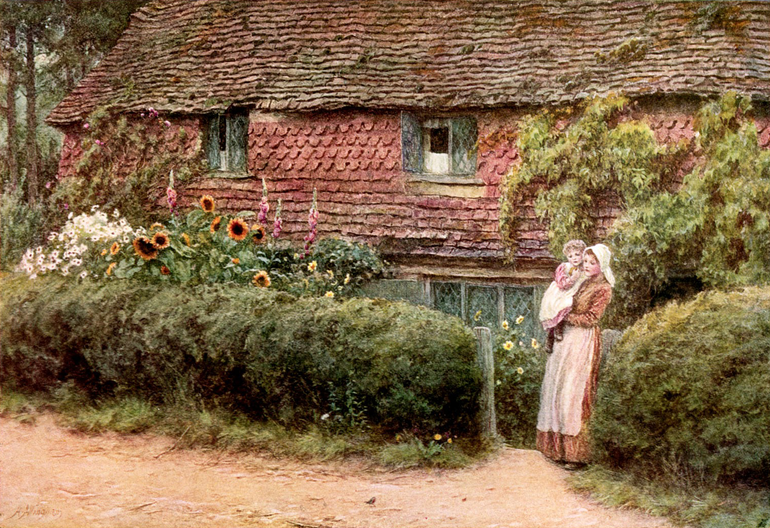 Victorian British Painting: Helen Allingham, ctd