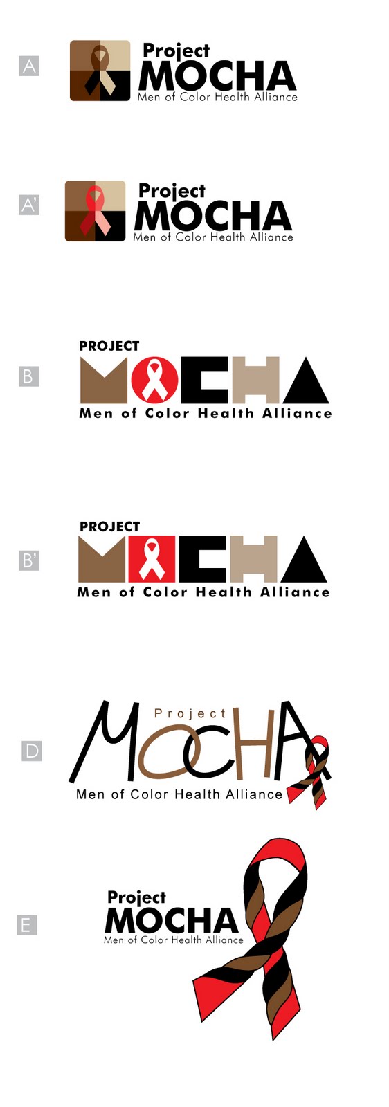 Project Mocha Men Of Color Health Alliance Project Mocha Logo Development
