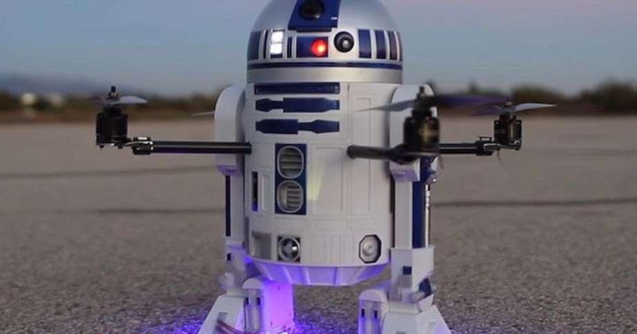 Galaxy Fantasy: Un dron de R2- D2 llamado Arturo, se eleva por los ...