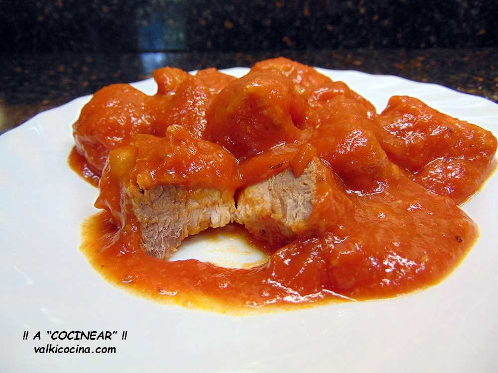 MAGRO EN TOMATE Receta tradicional y en olla rápida | ¡¡A COCINEAR ...