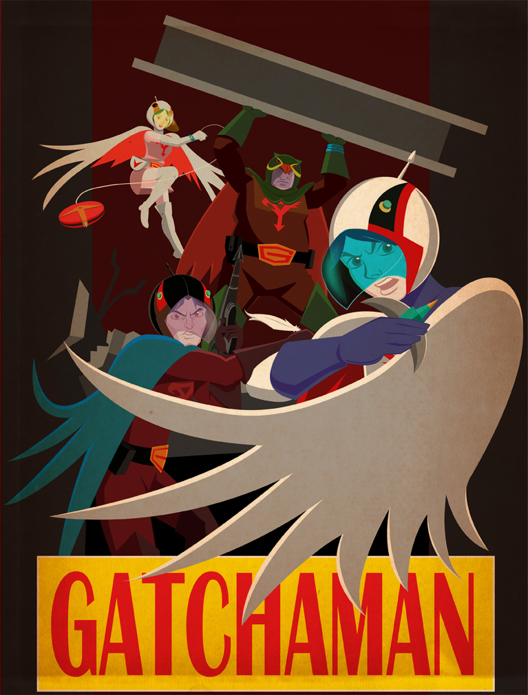 Dave Song's Illustrations: Go Science Ninja Team Gatchaman!