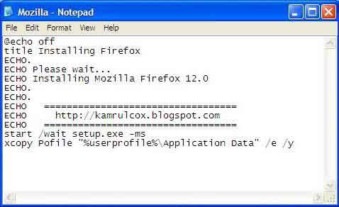 Bat File - Batch File Key, Batch Generate, Edit, Use Detail + Mozilla ...