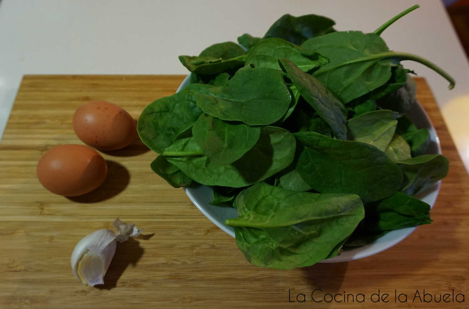 Tortilla de espinacas: