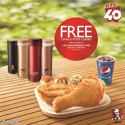 BestLah: KFC 40th Anniversary Promo - FREE Snack Plate Combo With Purchase