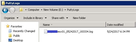 Ken Umemoto's vReality: How to log all PuTTY sessions