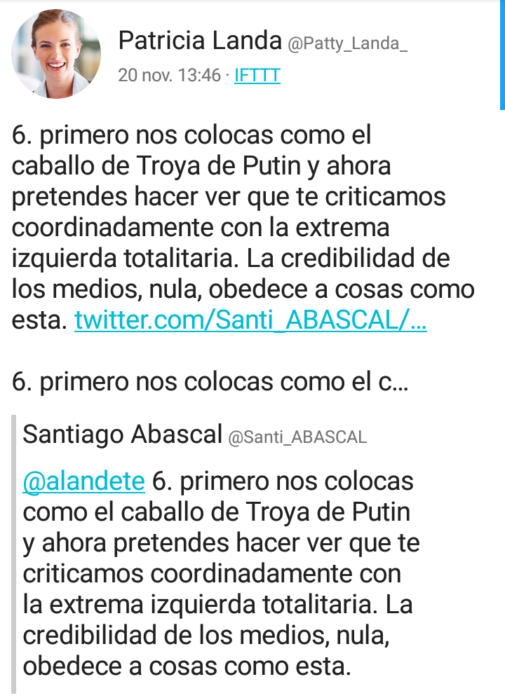 SEO y Bots Twitter en Madrid..."ahora sé que eran rusos"