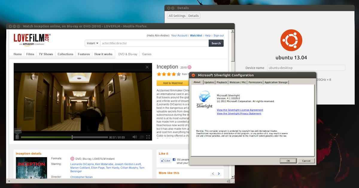 Watch LOVEFiLM, Maxdome And RedBox Videos In Ubuntu Using The Netflix ...