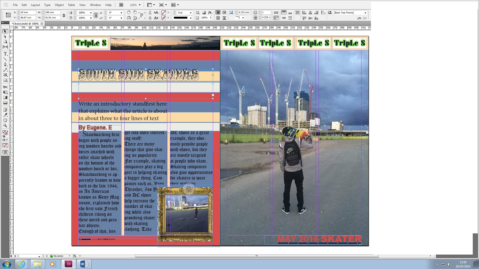 EugeneUNIT14: Template For Journalism