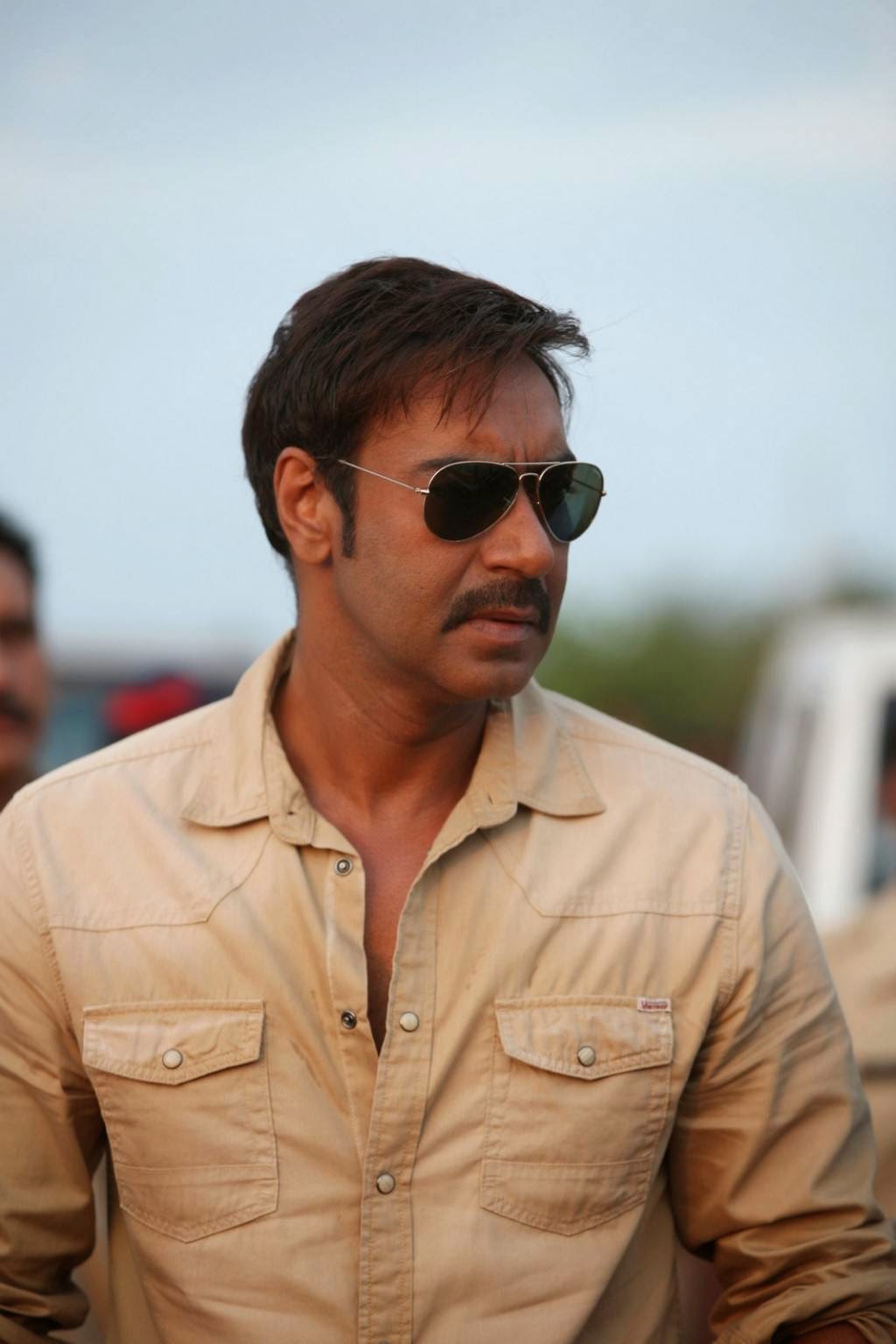 Actor Ajay Devgan Stills At Singham Returns Stills - Cine Gallery