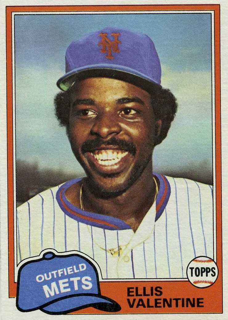 Early Eighties Mets Outfielder: Ellis Valentine (1981-1982)