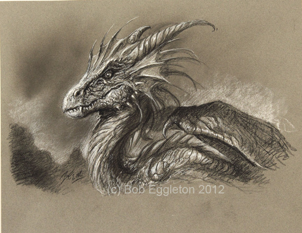 Bob's ART du Jour: The Sitting Dragon....