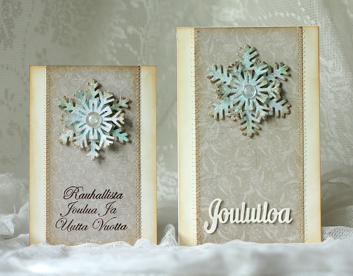 Vuoden ensimmäiset joulukortit | Pastellipäivä