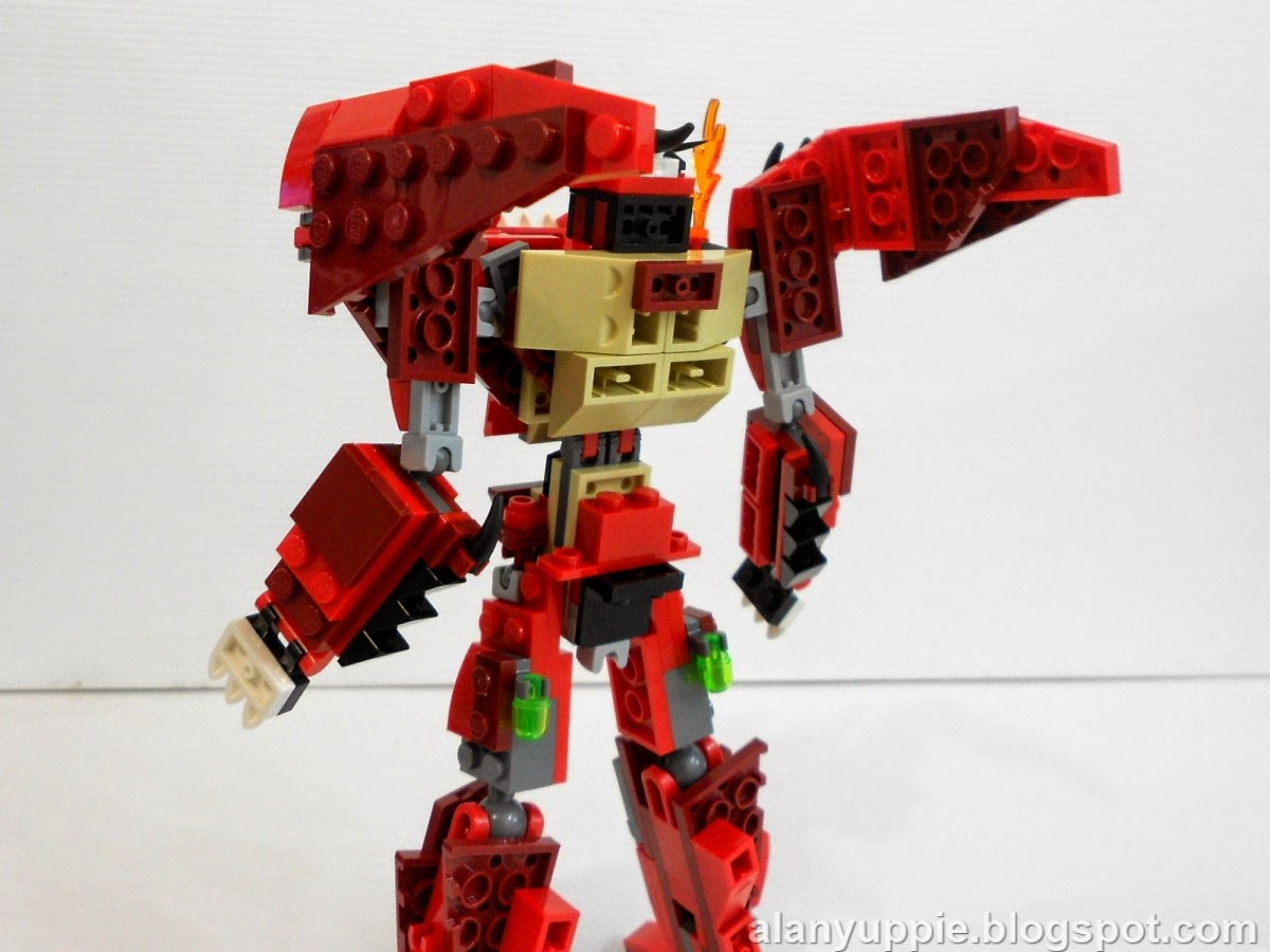 Alanyuppie's LEGO Transformers: LEGO 31032 Alternate Mode: Infernus ...