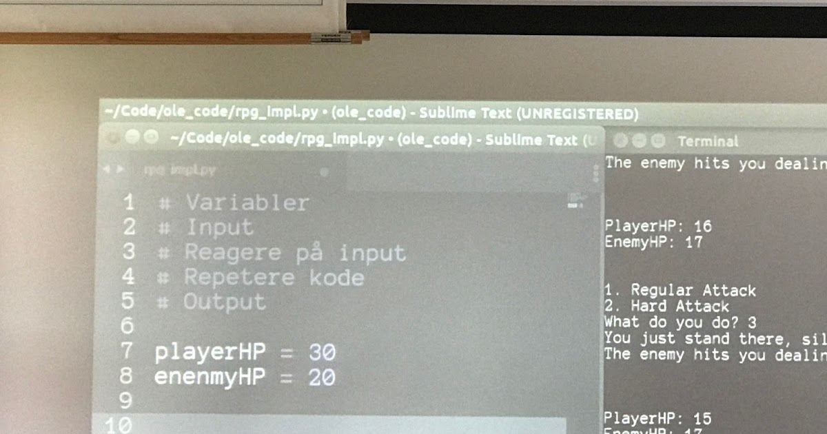 Ole om skole: Programmering med Pyton del 2