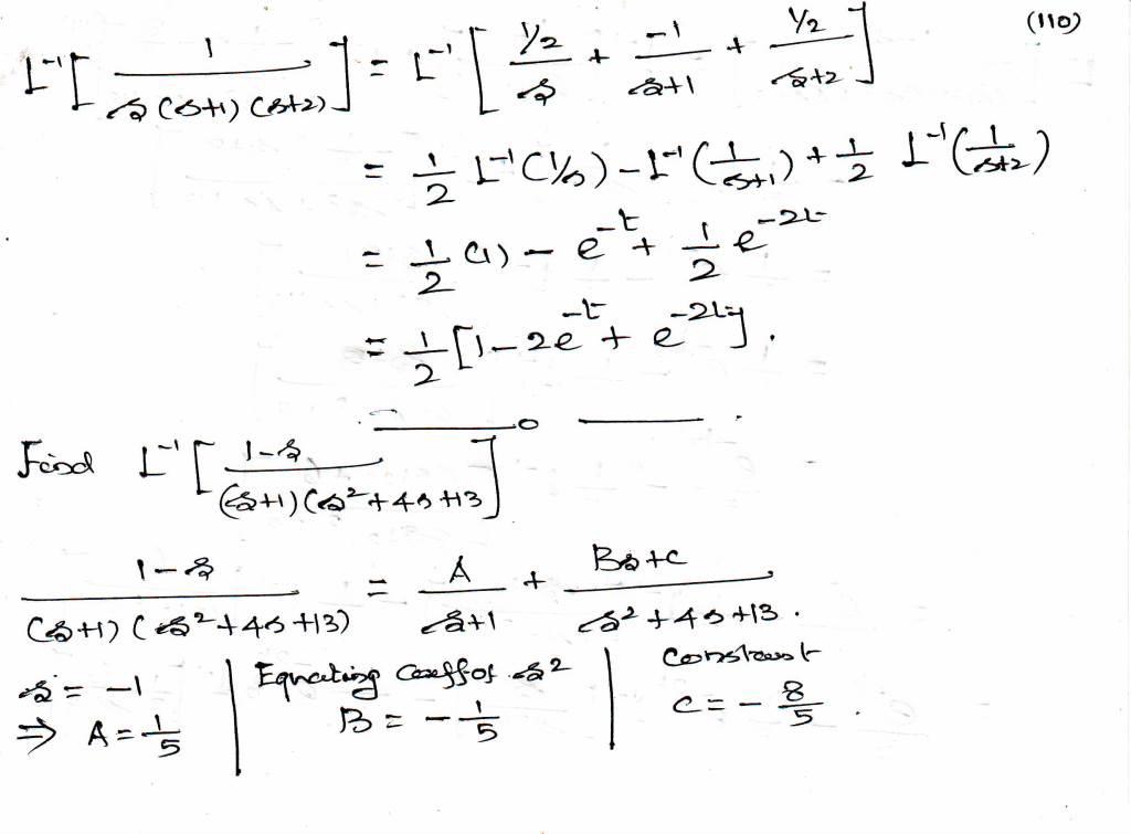 TPGIT - MATHEMATICS: Inverse Laplace Transforms TPGIT - MATHEMATICS: Inverse Laplace Transforms