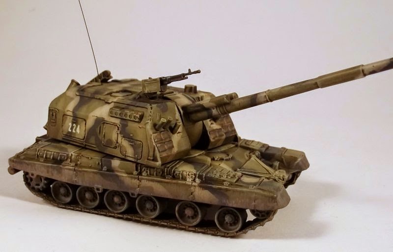 Gulumik Military Models: 2S19 MSTA-S 1/72 repainted/rebuilt diecast ...