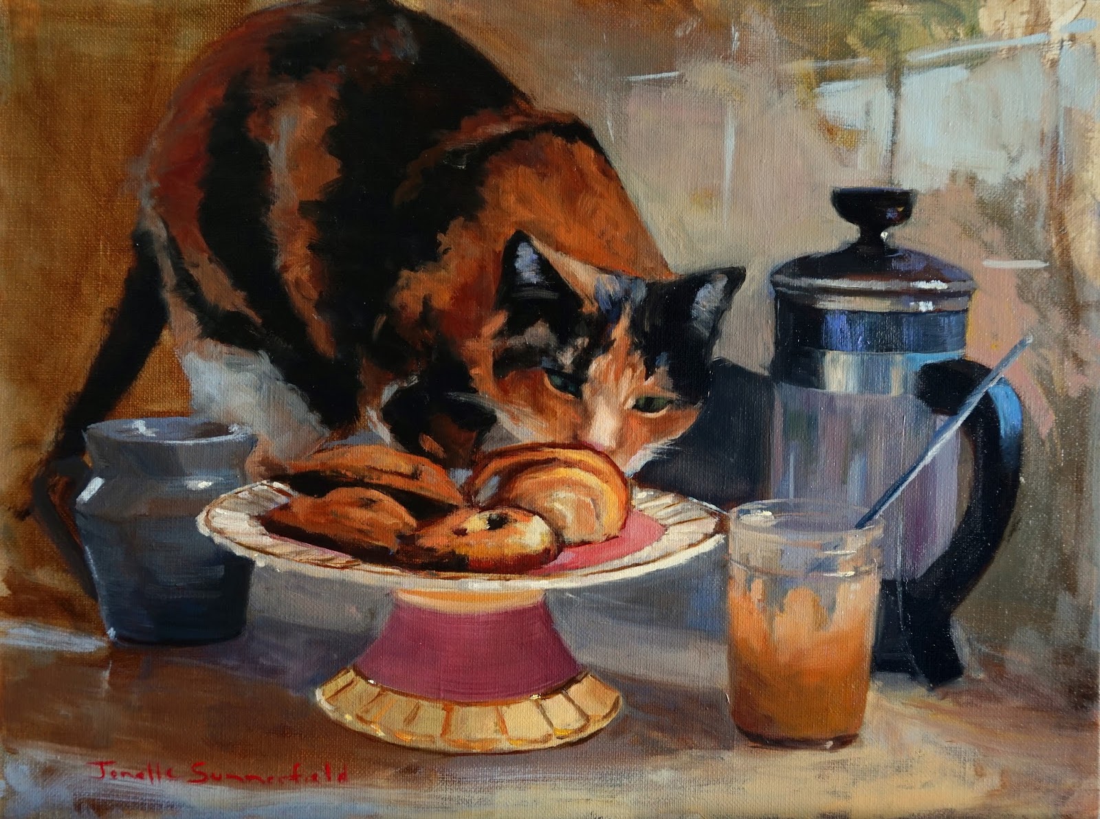 Jonelle Summerfield Oil Paintings: Tea Time