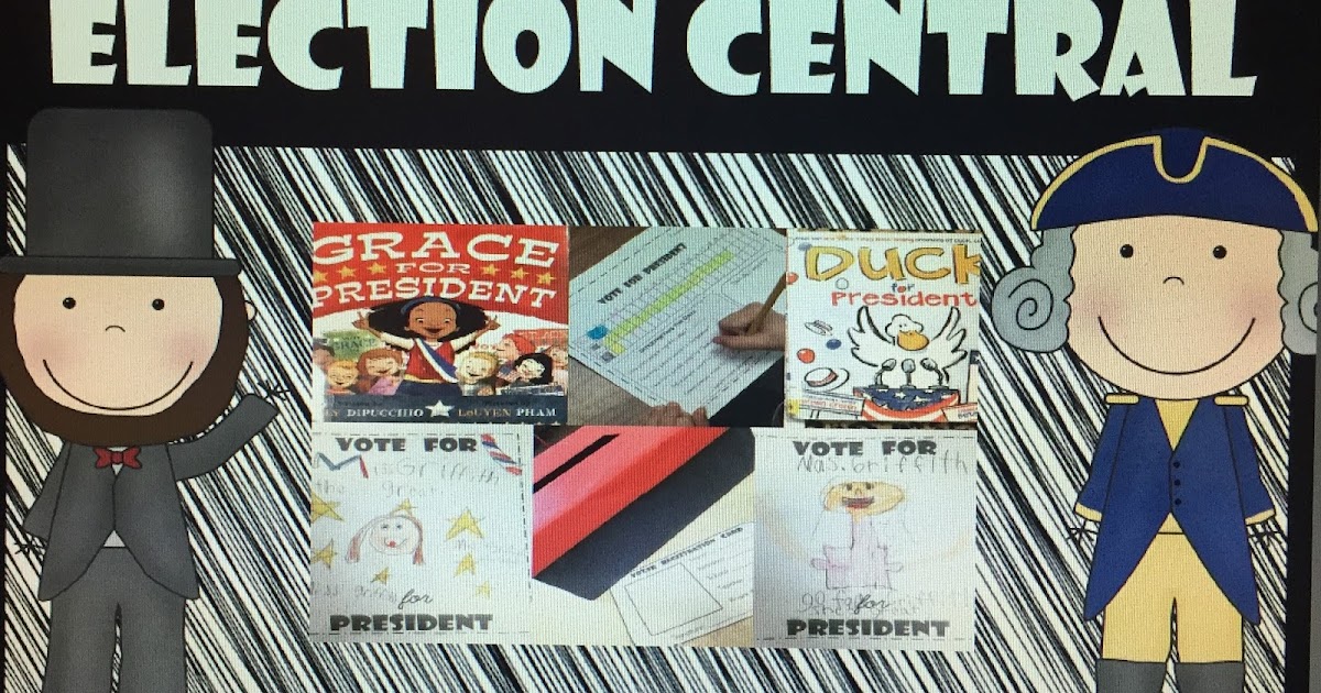 For the Love of First Grade: Voting in the Classroom Election Freebie