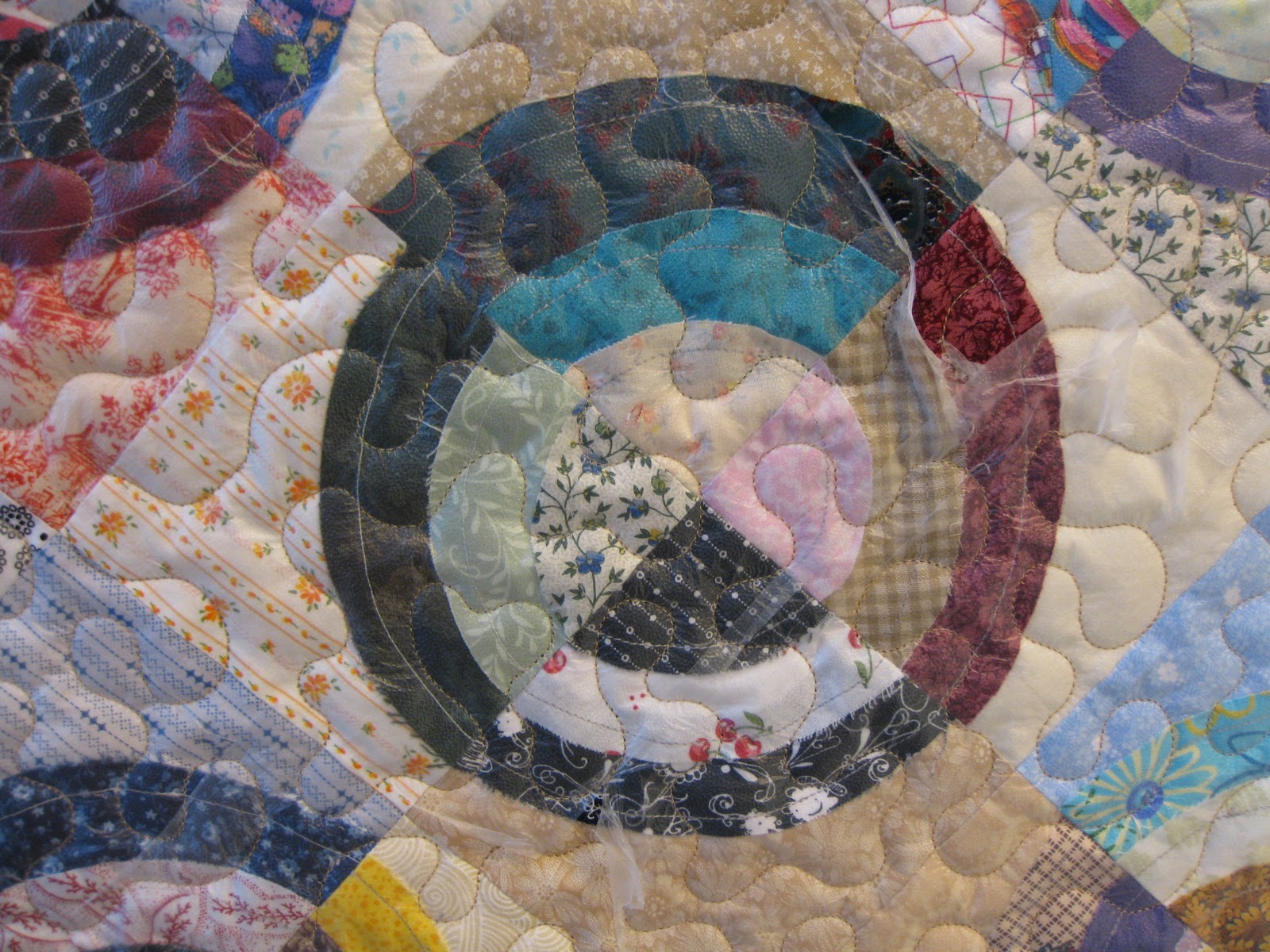 Millie's Quilting: Chinese Coin Quilt and Stipple Quilting