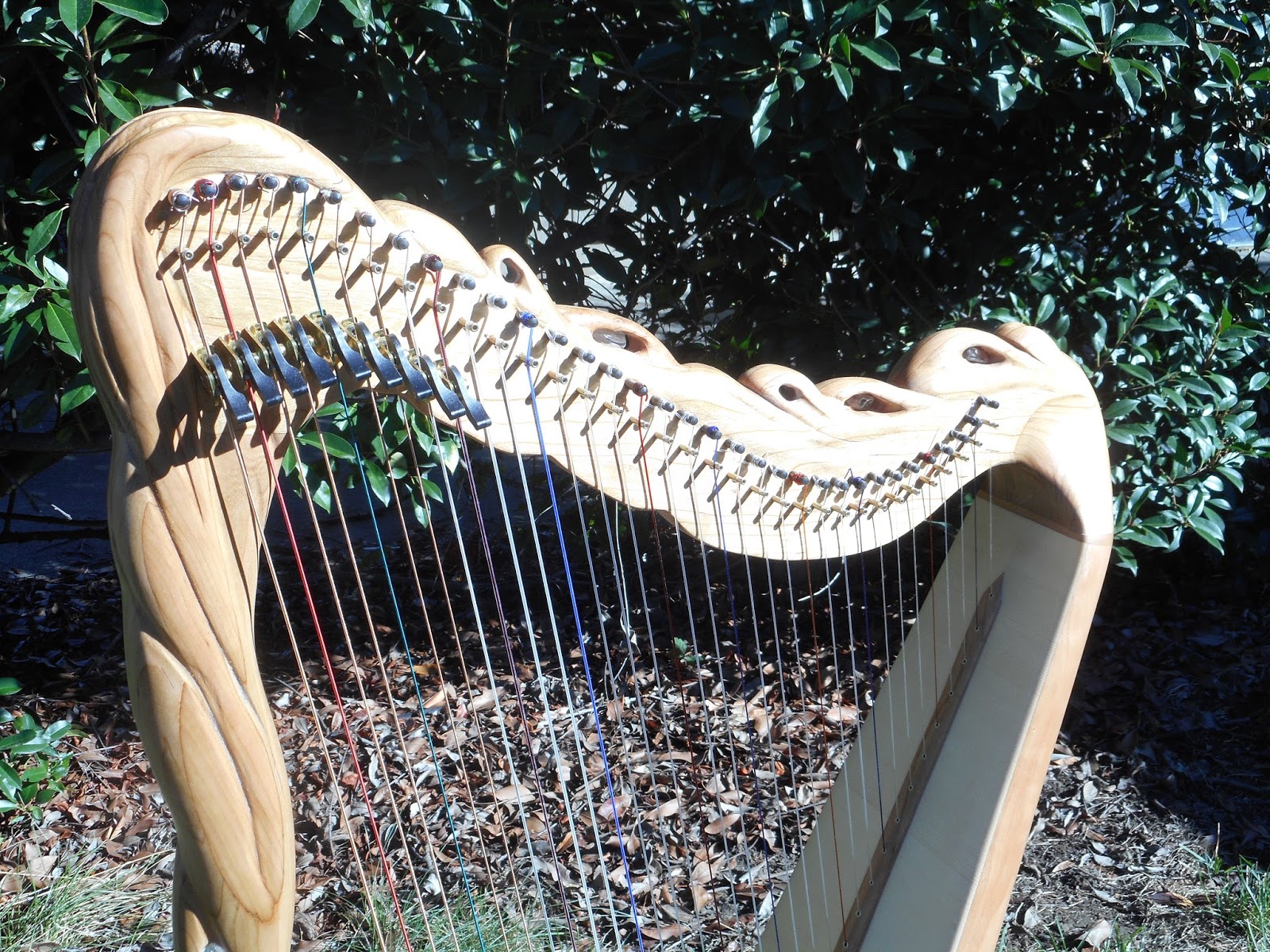 The Custom Harp builder, Glenn J. Hill of Mountain Glen Harps