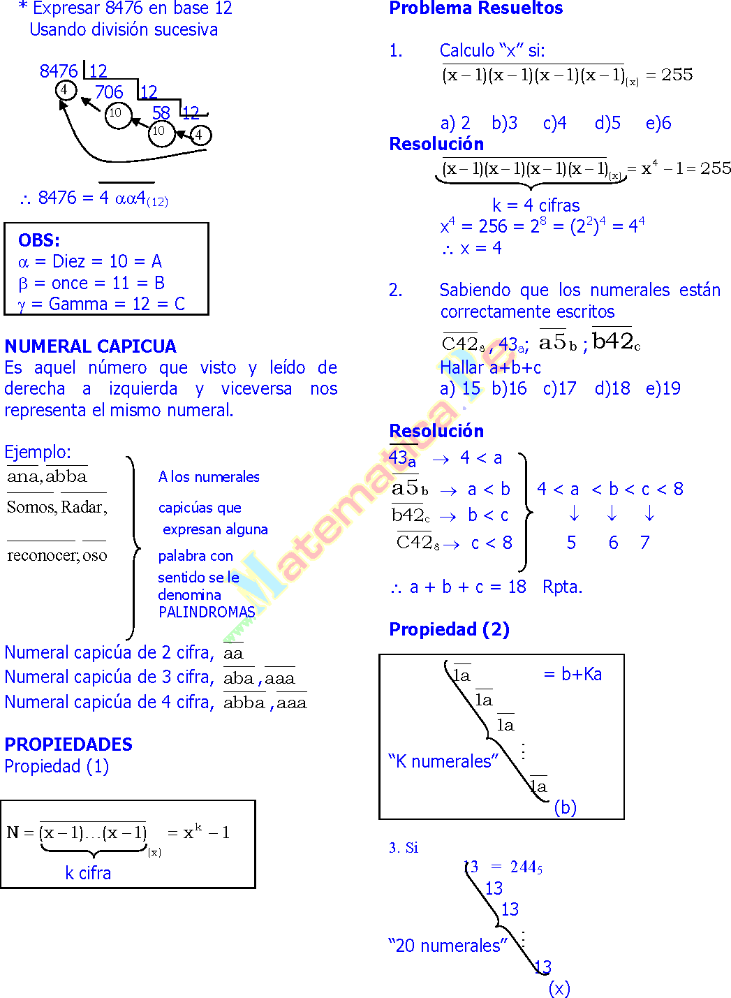 NUMERACIÓN EJERCICIOS RESUELTOS DE ARITMÉTICA PREUNIVERSITARIA EN PDF