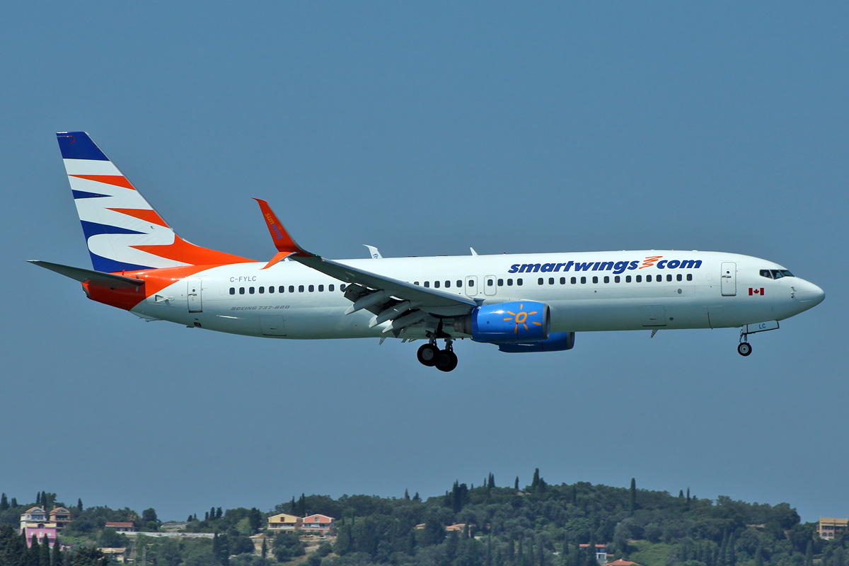 Eastwings: B-737-8BK * Sunwing Airlines * SmartWings c/s * C-FYLC