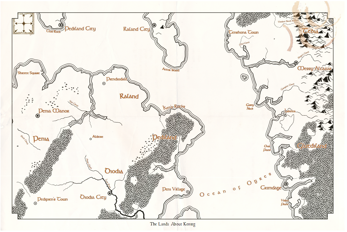 Here Dragons Abound: Lord of the Rings Map Style