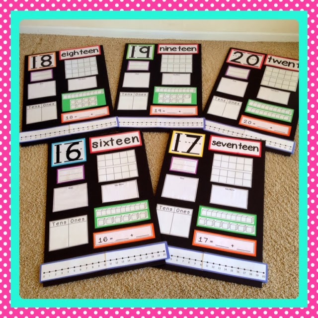 Number Boards 11-20! - Learn Decomposing Numbers