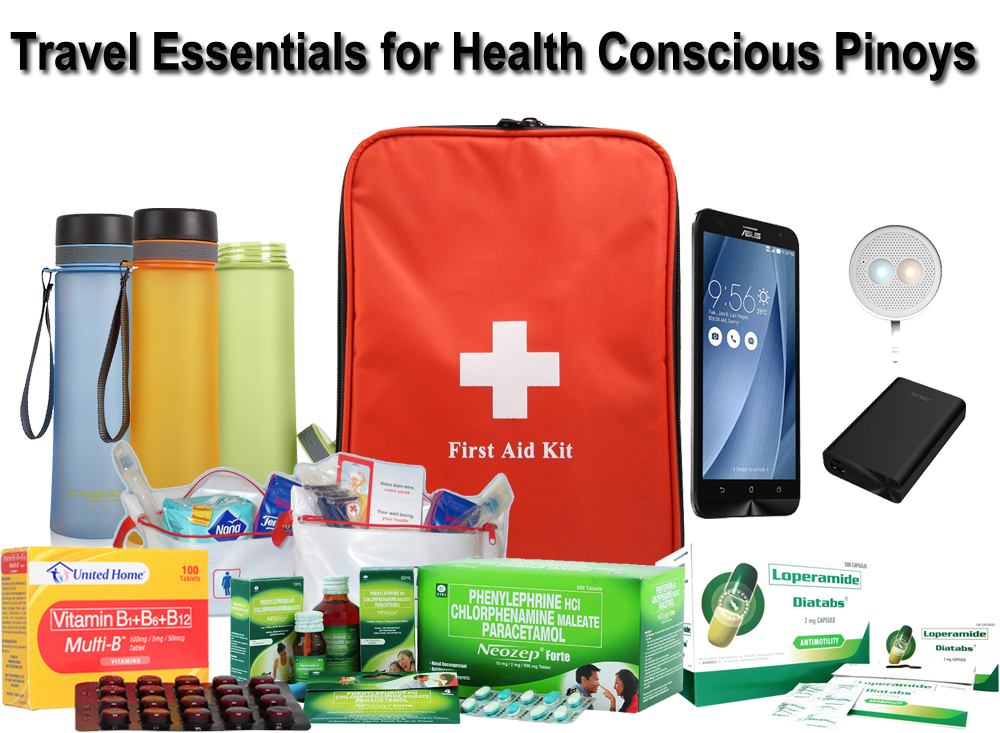 Travel Essentials for Health Conscious Pinoys