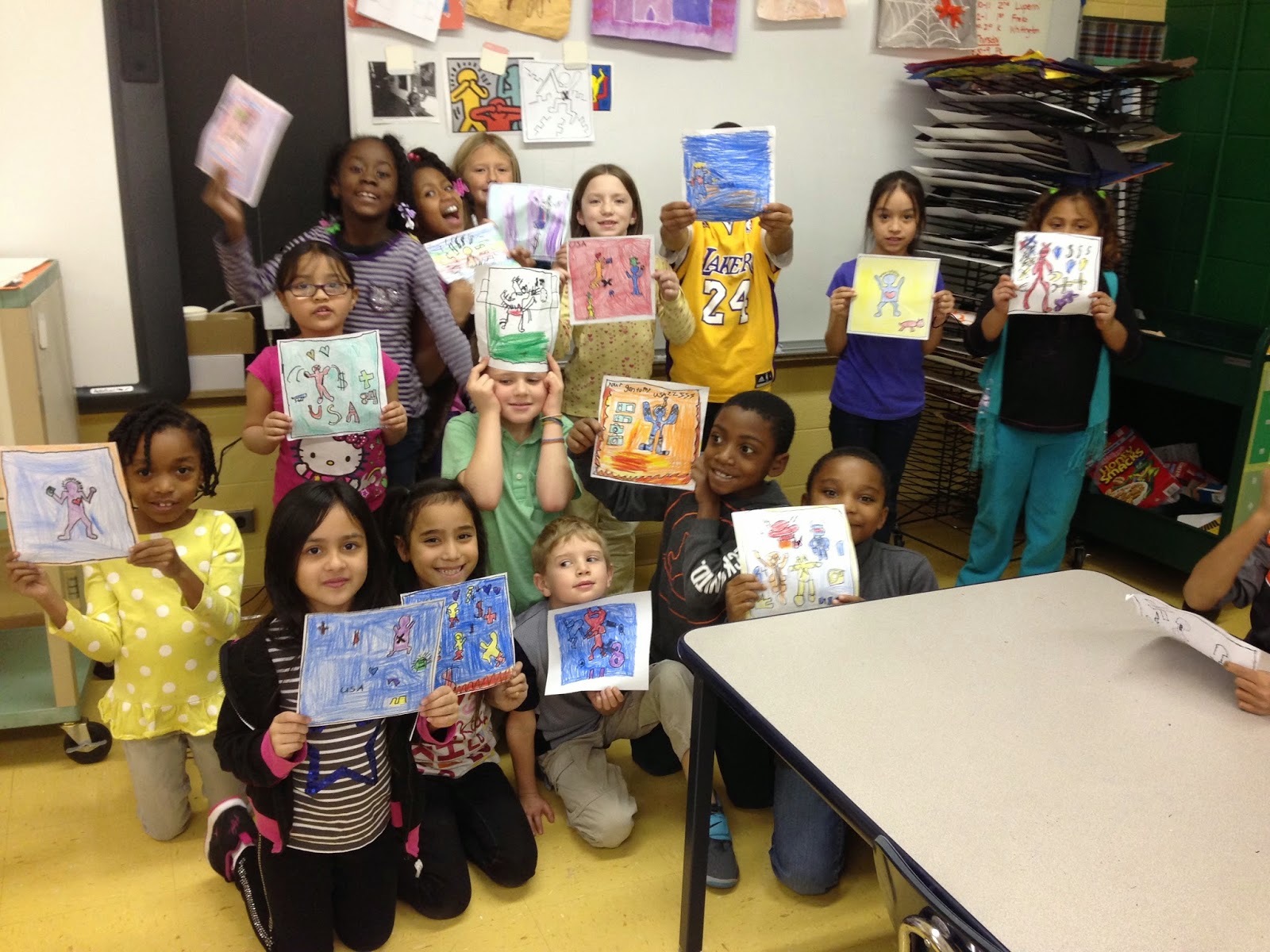 No Corner Suns: Fun morning with Keith Haring and Roll a Haring free ...