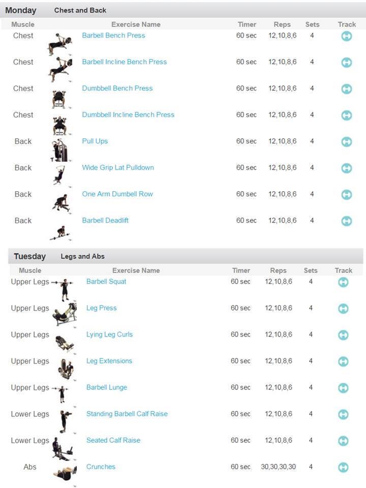 Get Ripped or Die Trying : The 5 Day Muscle Mass Split