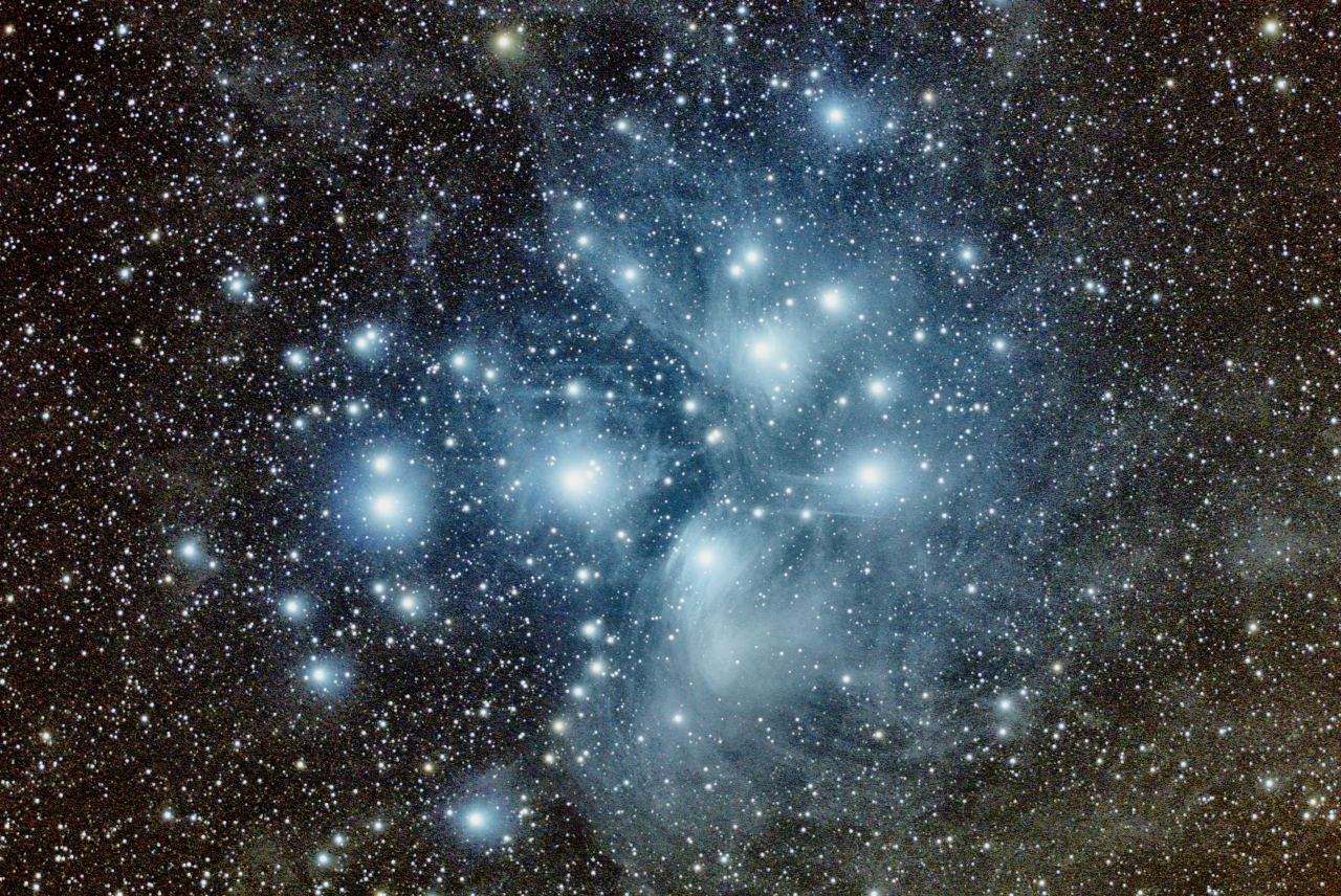 Astronomia Amatorska: The Pleiades (M45) (Seven Sisters) (Subaru)