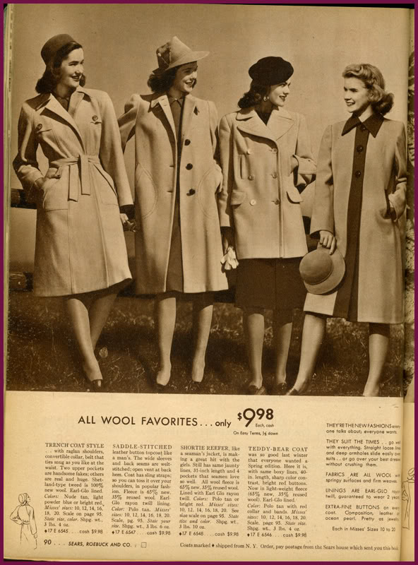 Stay at Home Daughters Fellowship: Fall Fashion Ala The 1940s