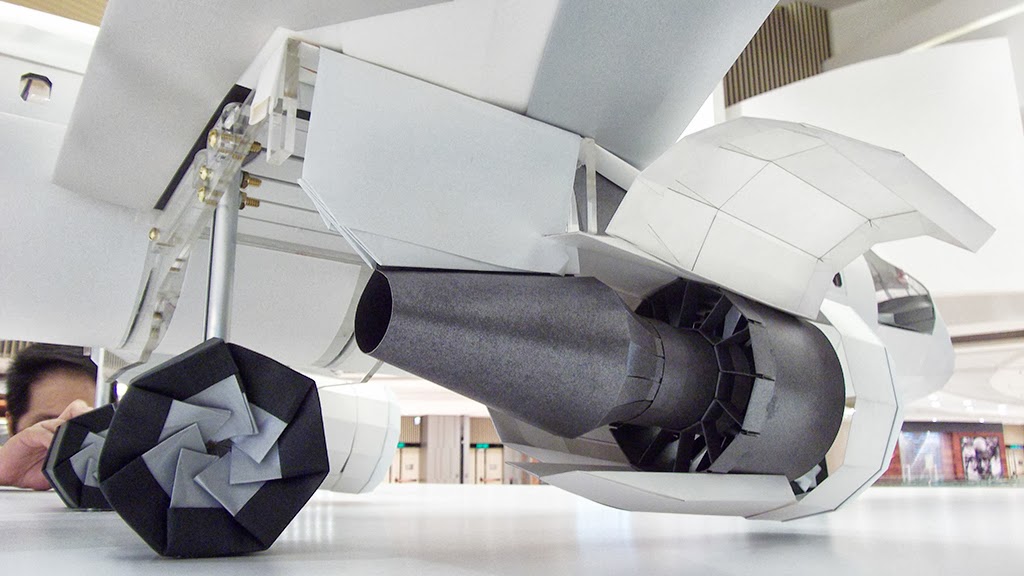 Kade Chan Origami Blog 香港摺紙工作室 (日誌): Airbus A320 papercraft @ PopCorn ...